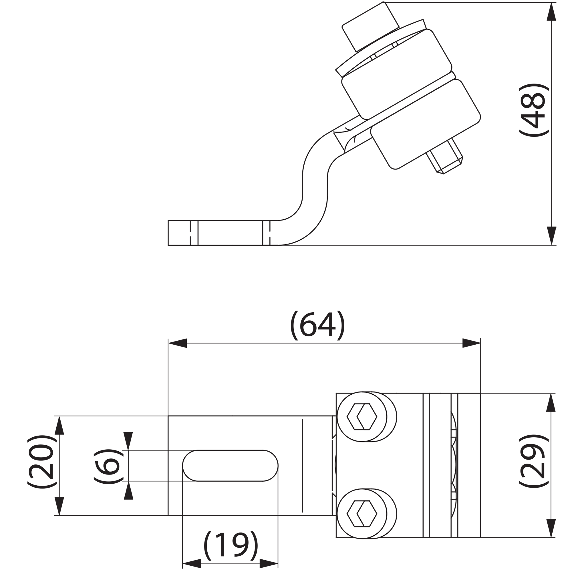 KG50 Mechanical cable lug | Busbar connectors | Ensto