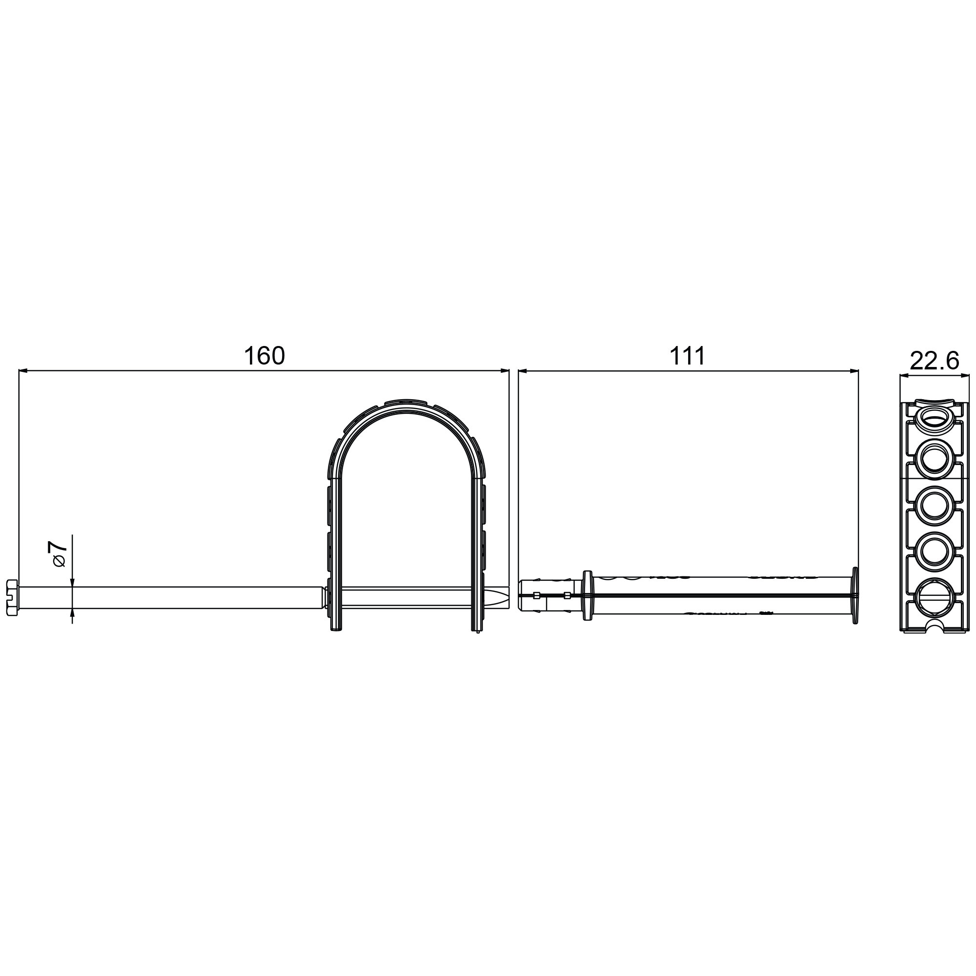 SO71.3 Distance nail | LV Fixtures and fittings | Ensto